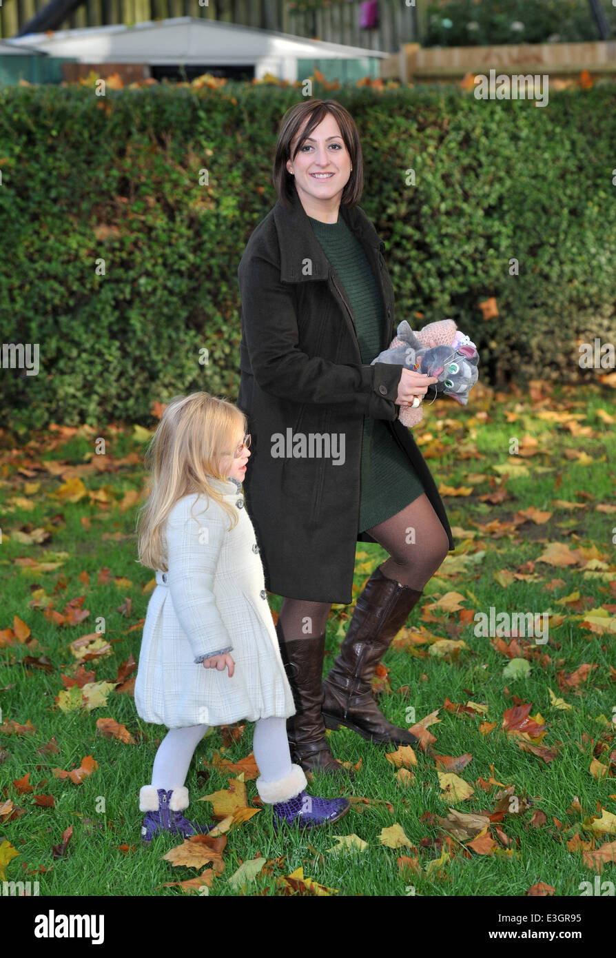 'Meet Santa' photocall held at ZSL London Zoo Featuring: Natalie ...