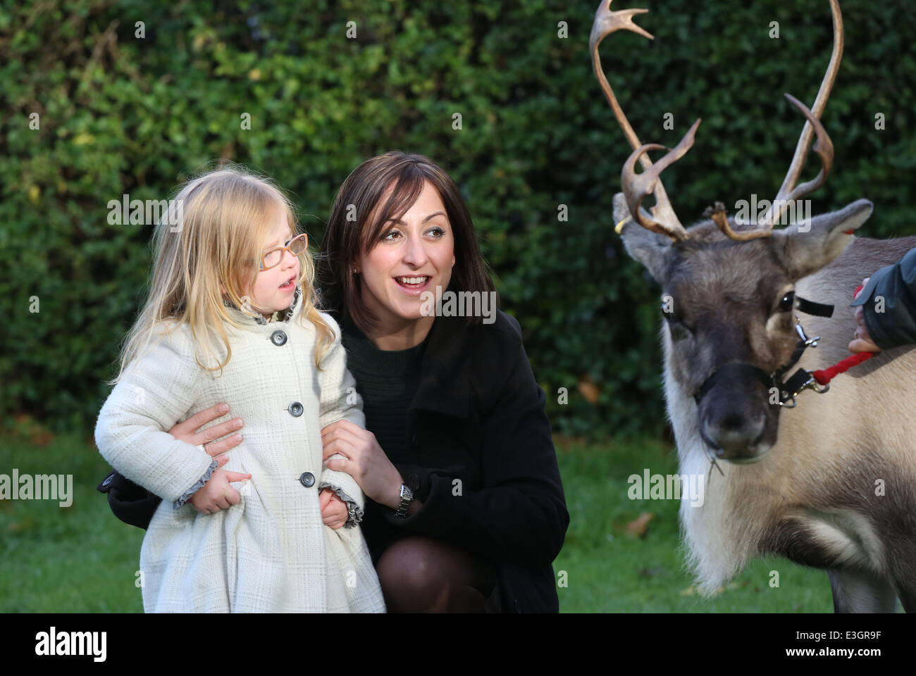 'Meet Santa' photocall held at ZSL London Zoo Featuring: Natalie ...