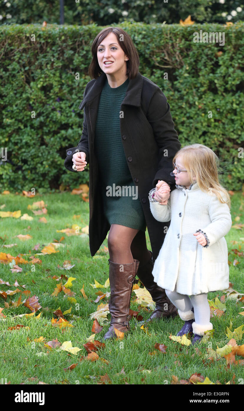 'Meet Santa' photocall held at ZSL London Zoo Featuring: Natalie ...