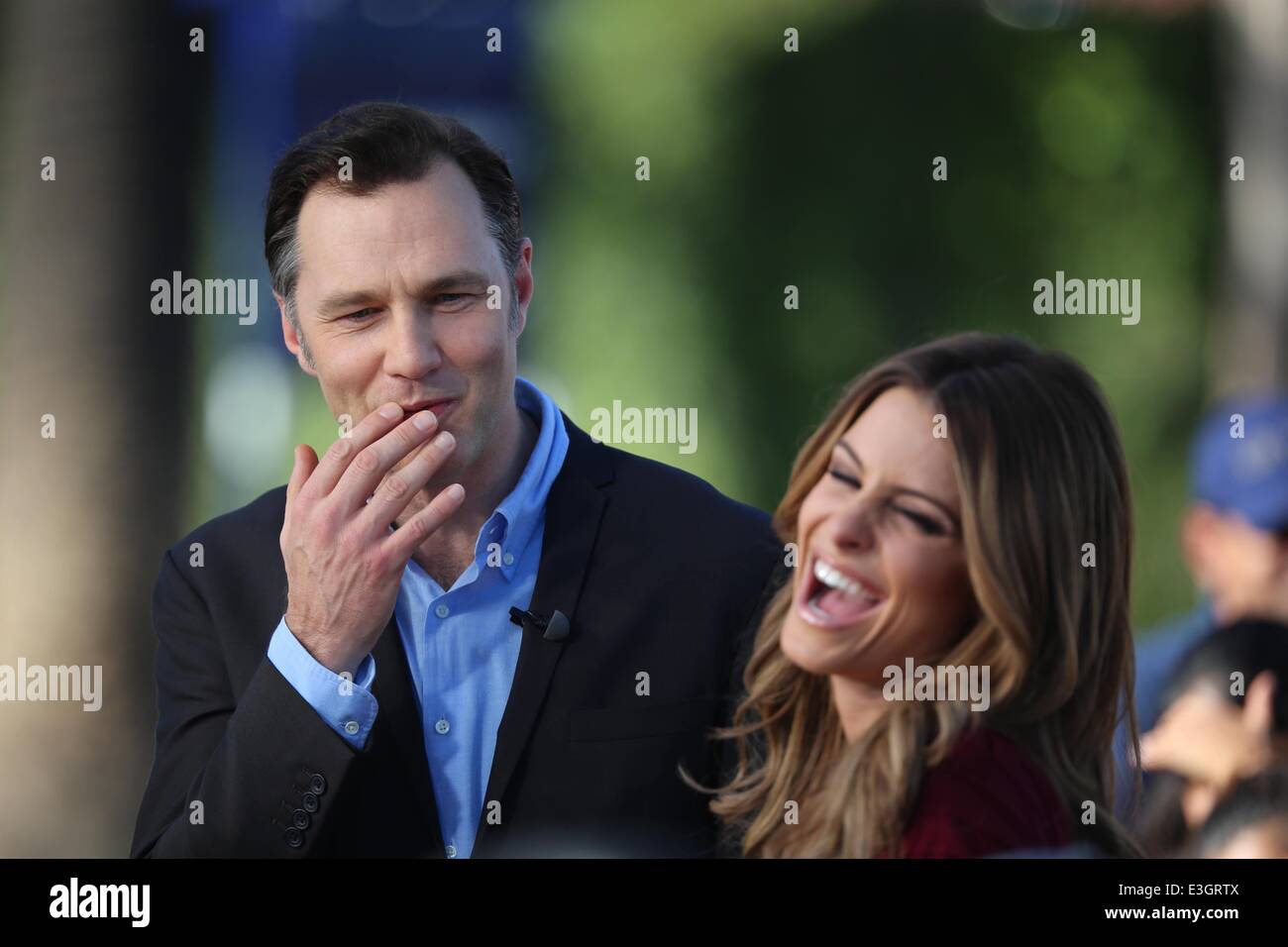 David Morrissey appears on Extra hosted by Maria Menounos. Featuring ...