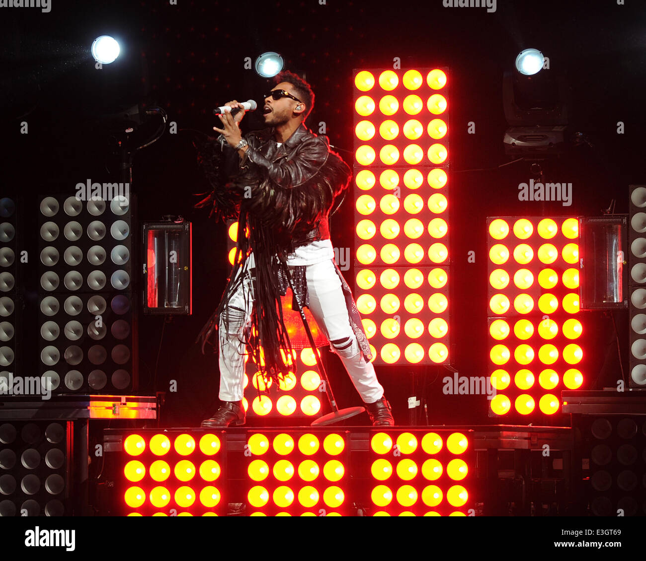 Miguel performing live in concert in Orlando Featuring: Miguel Where ...