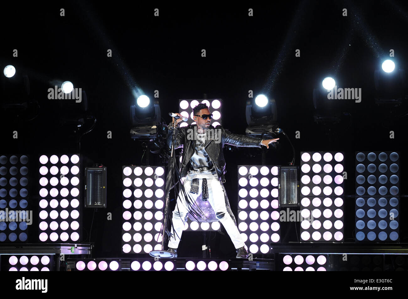 Miguel performing live in concert in Orlando Featuring: Miguel Where ...