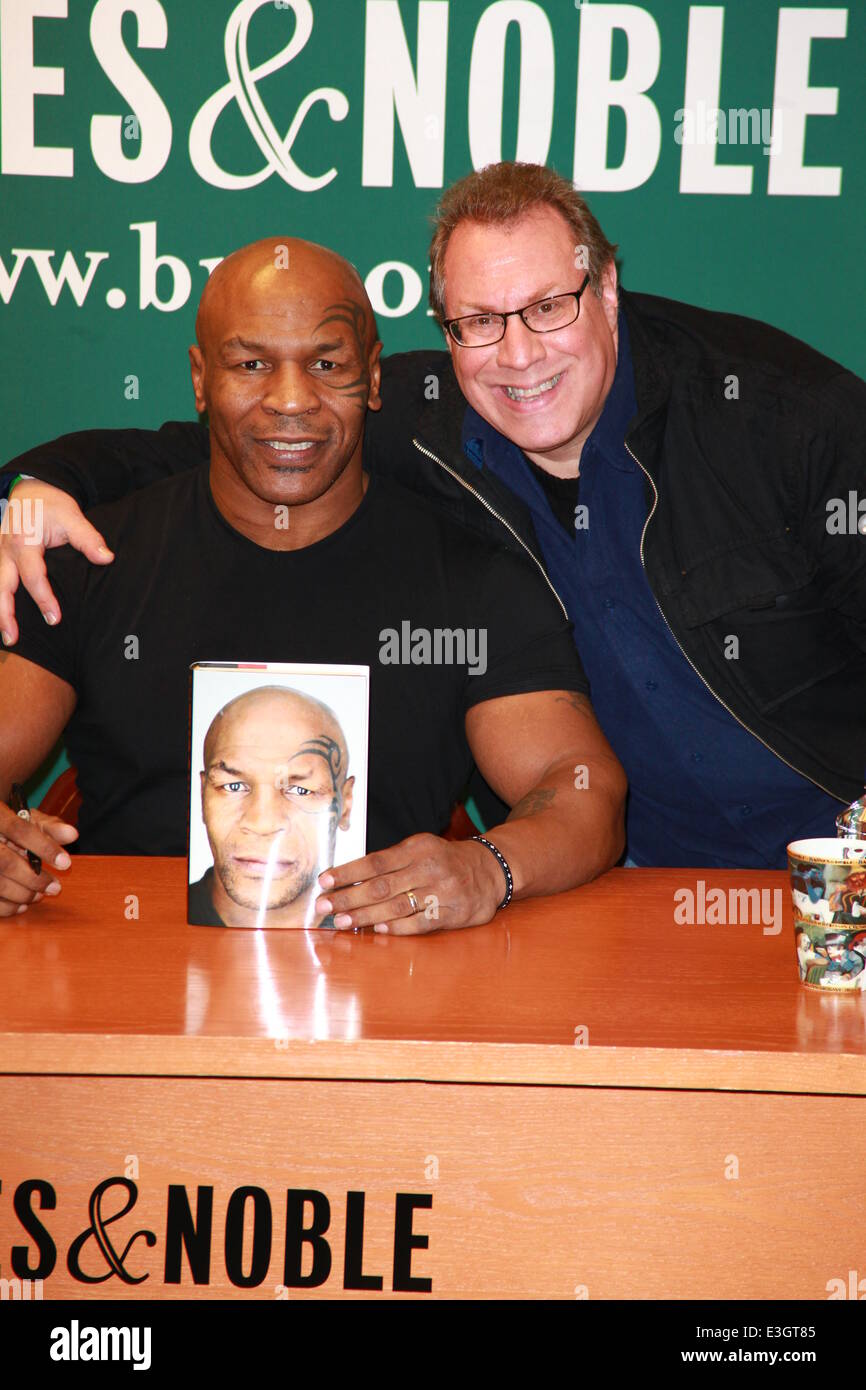 Barnes and Noble Fifth ave Presents Iron Mike Tyson with his New Book ...