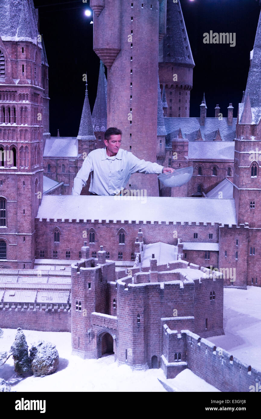 Hogwarts model jose granell hi-res stock photography and images - Alamy