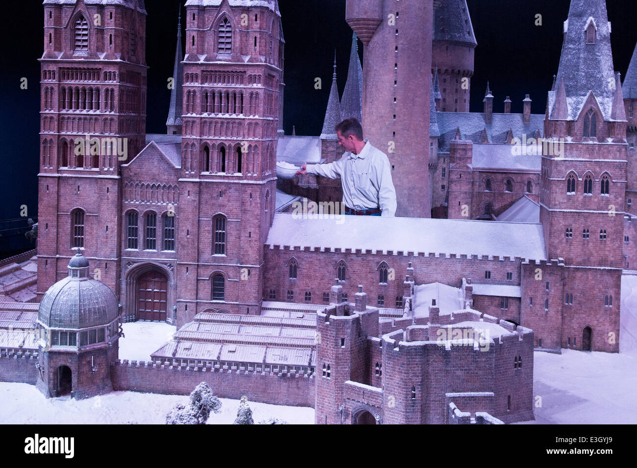 Hogwarts model jose granell hi-res stock photography and images - Alamy