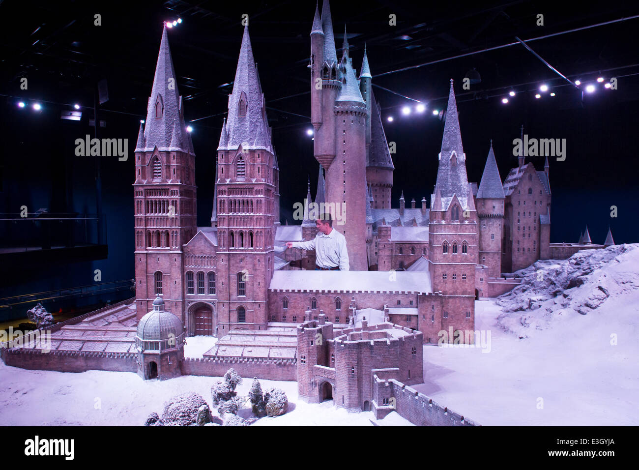 Hogwarts model jose granell hi-res stock photography and images - Alamy