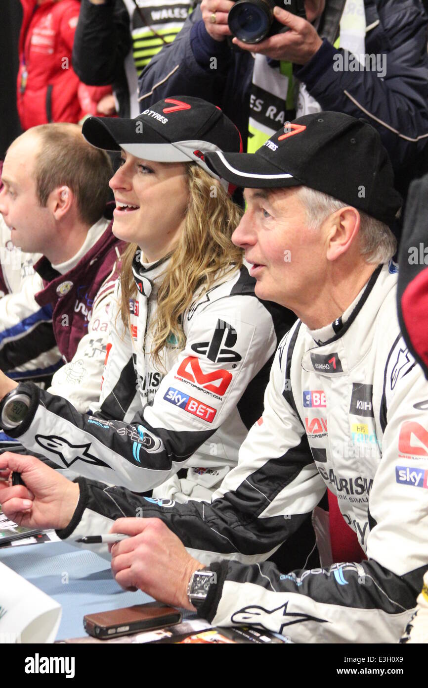 Amy Williams takes part in the Wales Rally GB Featuring: Amy Williams ...