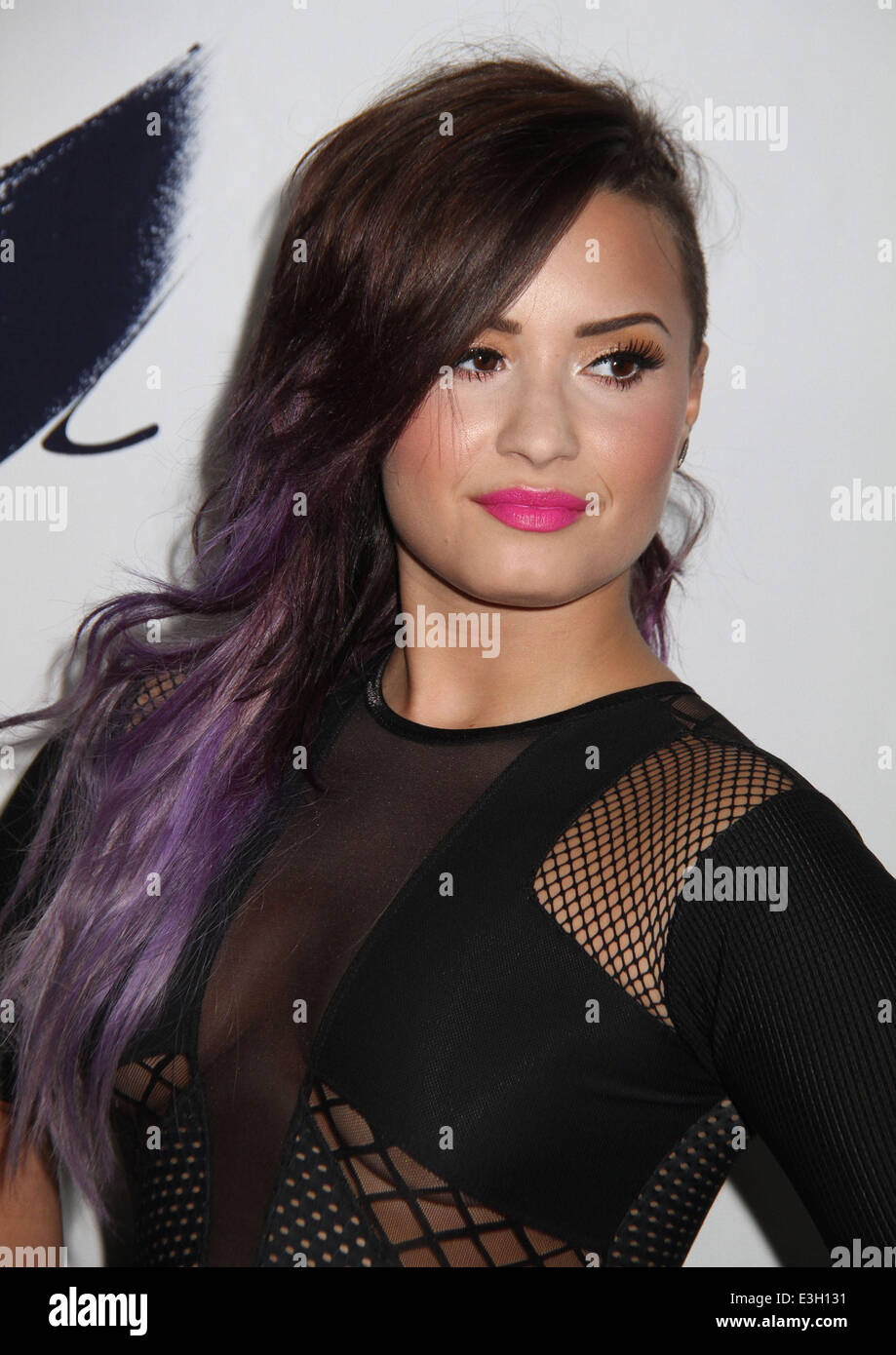 New York, New York, USA. 23rd June, 2014. Singer DEMI LOVATO attends ...