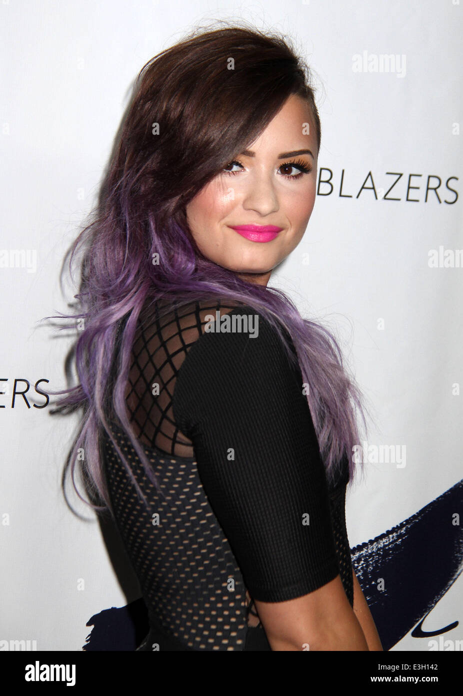 Lovato attends logo hi-res stock photography and images - Alamy