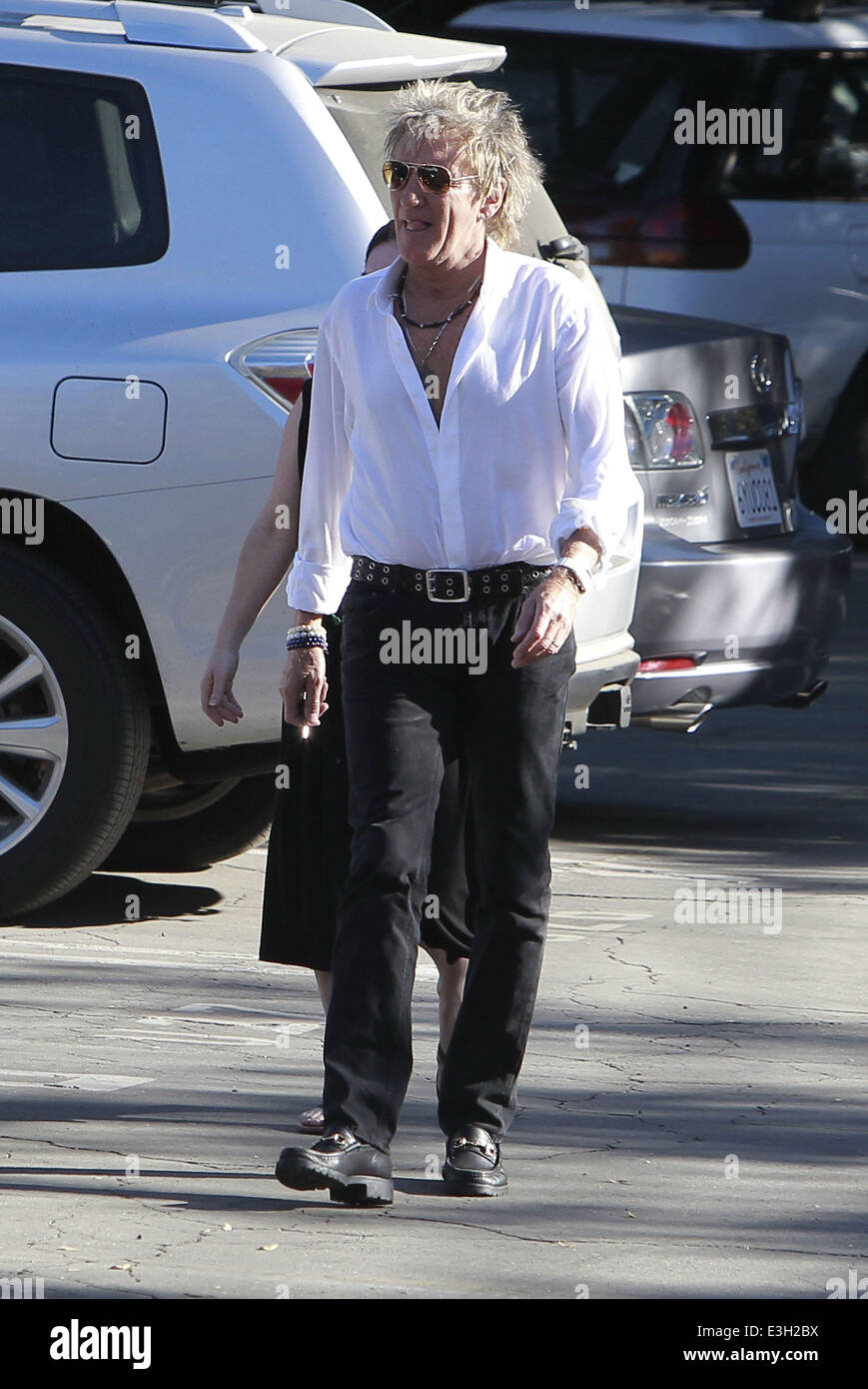 Rod Stewart drives an Average Car unfit for Rock Royalty. Stewart was ...