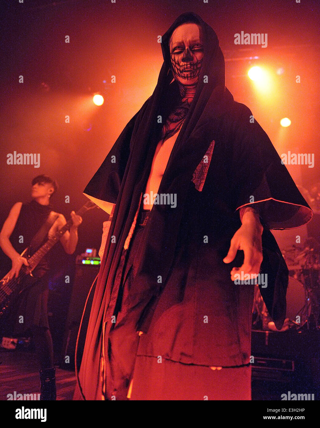 Japanese mental band DIR EN GREY performs at The Opera House. Featuring ...