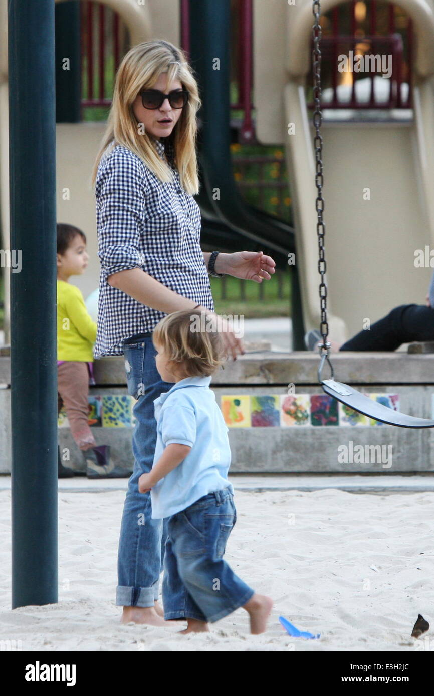 Selma Blair took her son Arthur Bleick to play in the park in Beverly ...