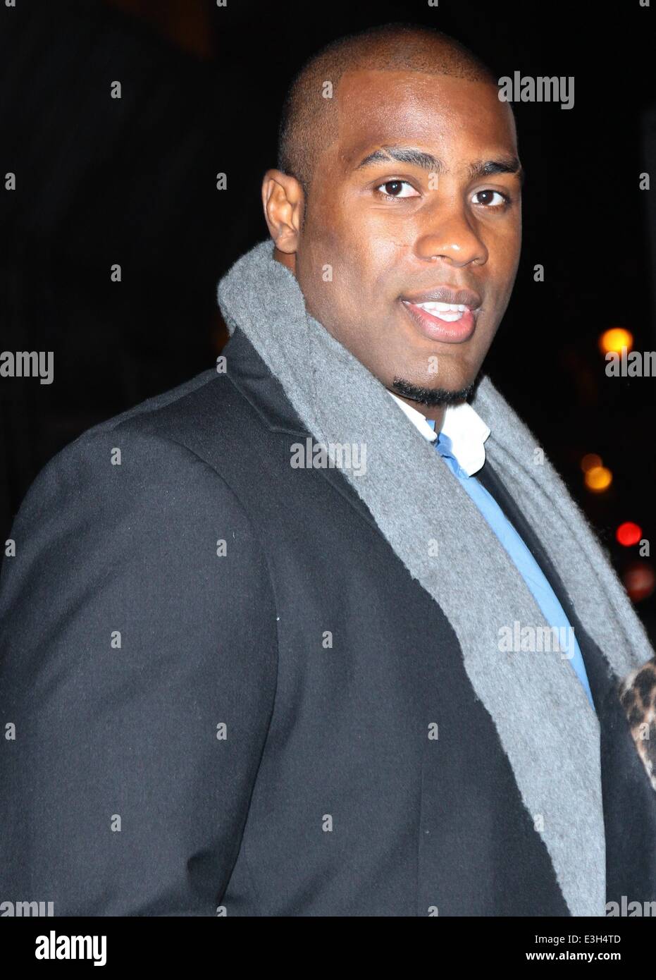 Teddy Riner switches on the Christmas lights at Faubourg Saint-Honore ...