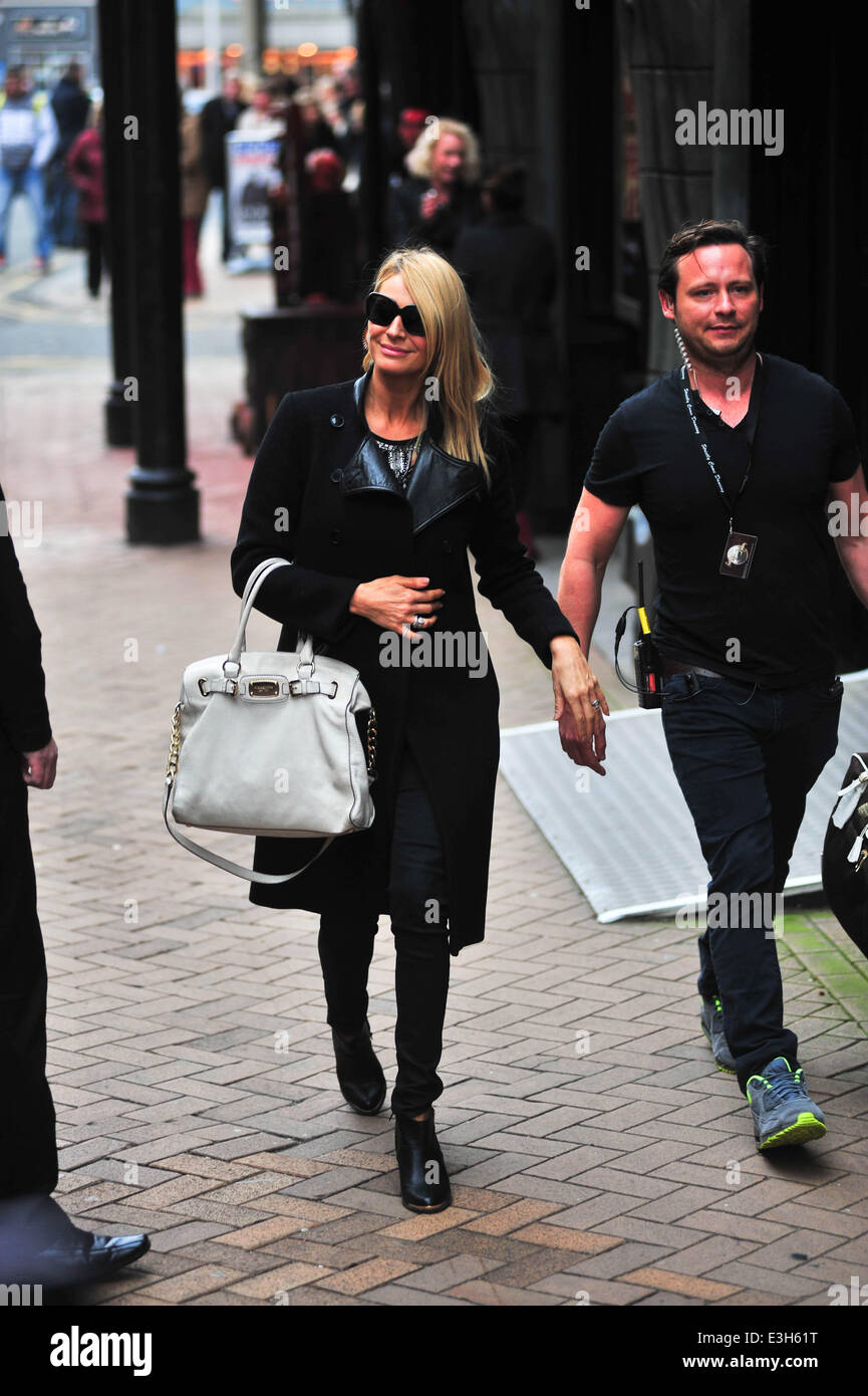 Tess daly arrives at Blackpool's Tower Ballroom ahead of the tonight's ...