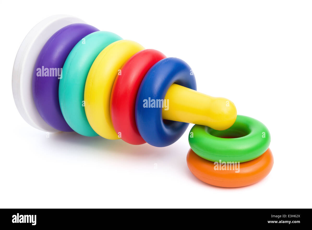 plastic pyramid for children with clipping path Stock Photo - Alamy