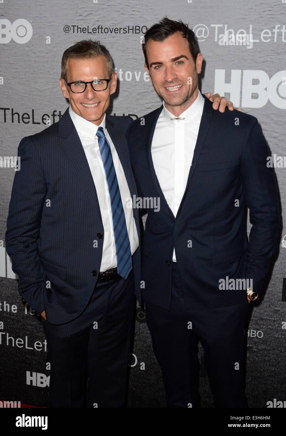 New York, NY, USA. 23rd June, 2014. Michael Lombardo, Justin Theroux at ...