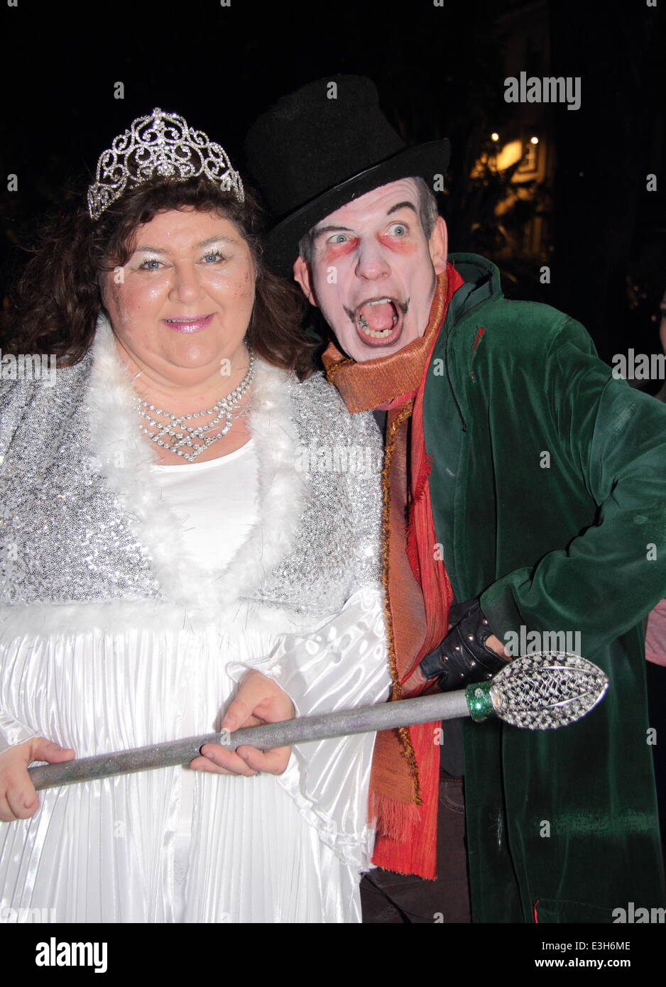 Cheryl Fergison, dressed as her pantomime character ‘Spirit of the ...