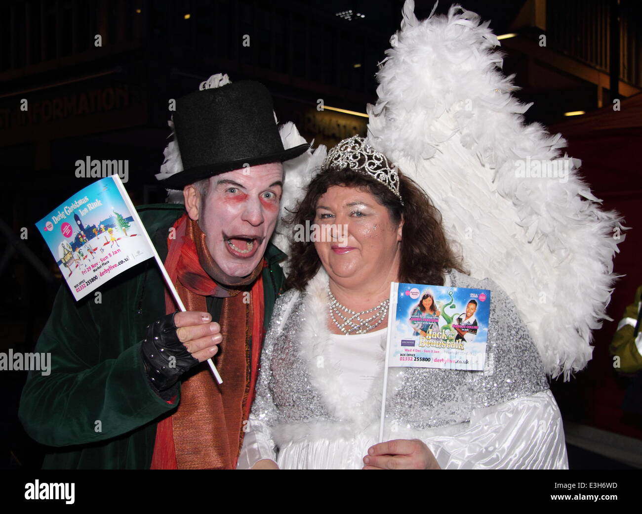 Cheryl Fergison, dressed as her pantomime character ‘Spirit of the ...