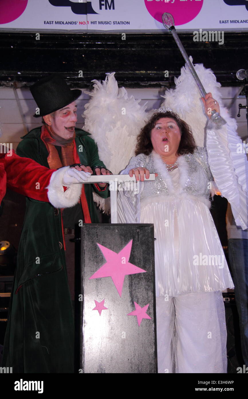 Cheryl Fergison, dressed as her pantomime character ‘Spirit of the ...