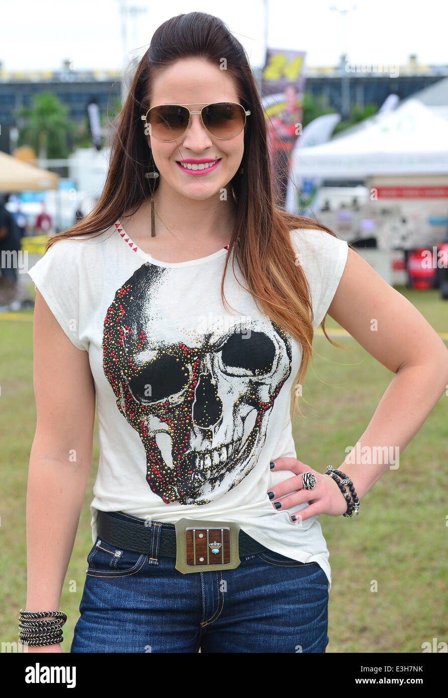 NASCAR Nationwide Series Ford EcoBoost 200 Featuring: Chelsea Bain ...