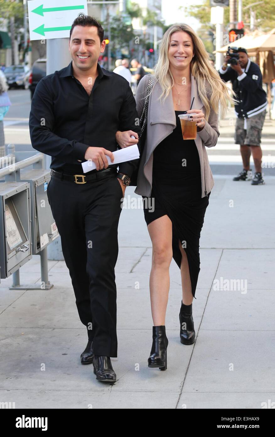 U.S. reality star Josh Altman and his fiancee go out for lunch at ...