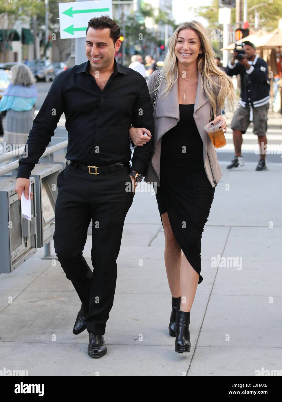 U.S. reality star Josh Altman and his fiancee go out for lunch at ...