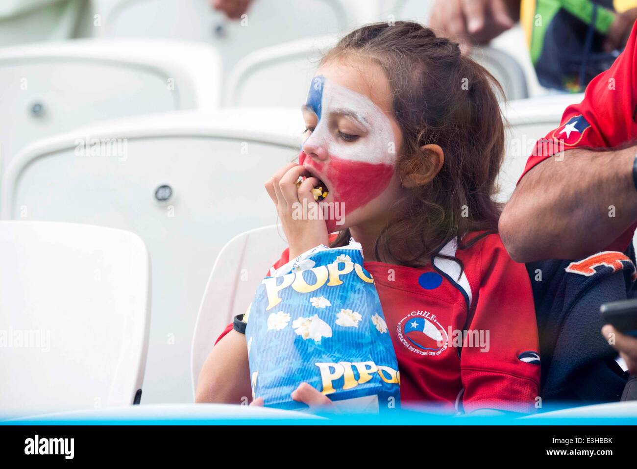 Sao Paulo, Brazil. 23rd June, 2014. Chile kids fans (CHI) Football ...