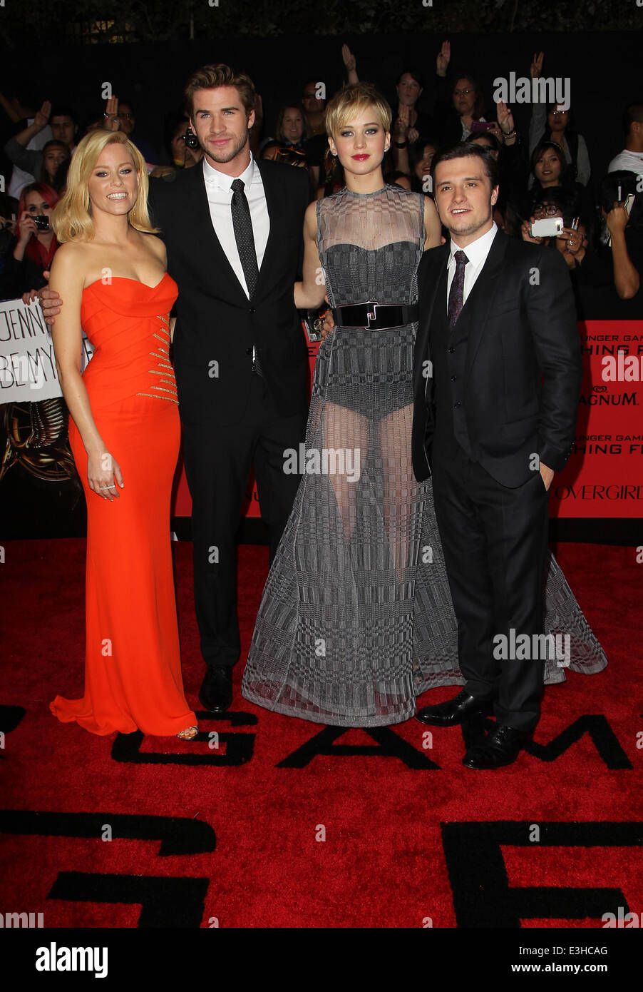 The Hunger Games: Catching Fire - Los Angeles Premiere At Nokia Theatre ...