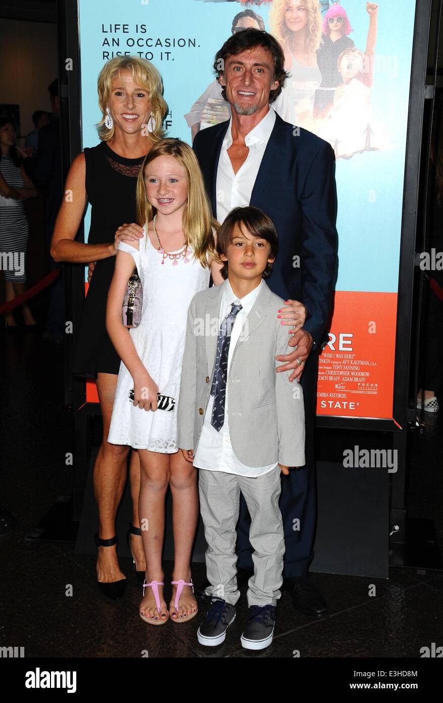 Los Angeles, CA, USA. 23rd June, 2014. Adam Braff, Family at arrivals ...