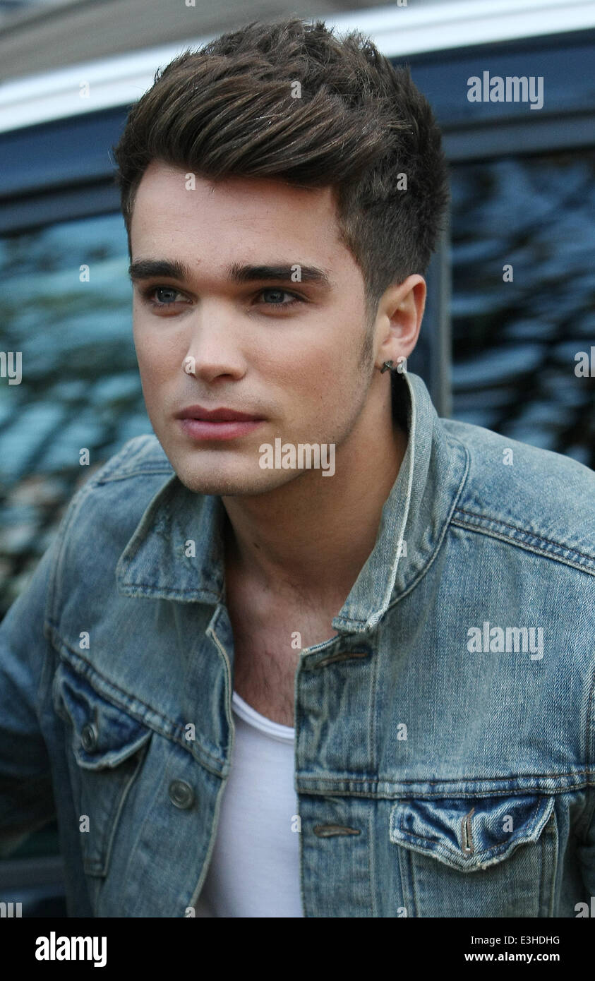 Celebrities outside the ITV Studios Featuring: Josh Cuthbert Where ...