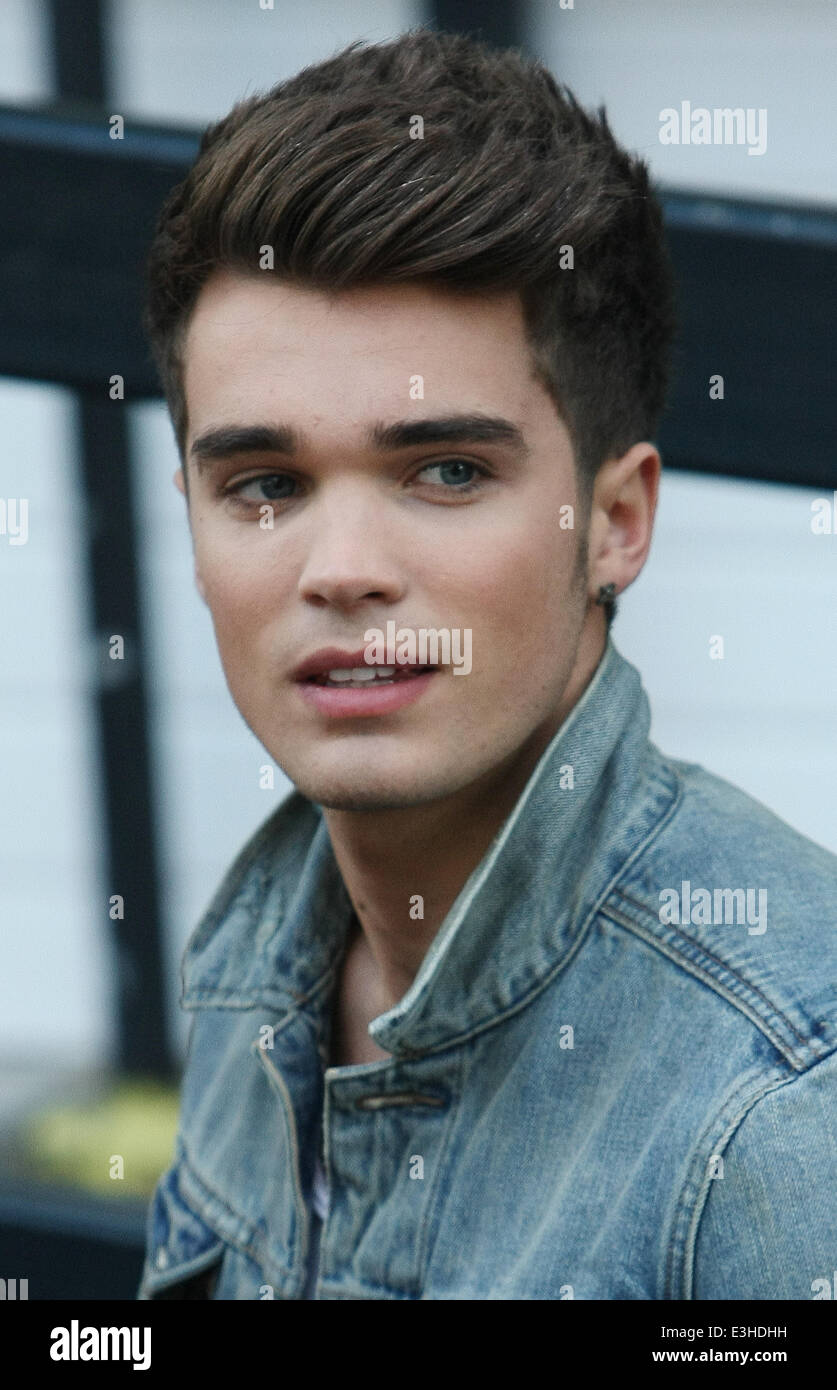 Celebrities outside the ITV Studios Featuring: Josh Cuthbert Where ...