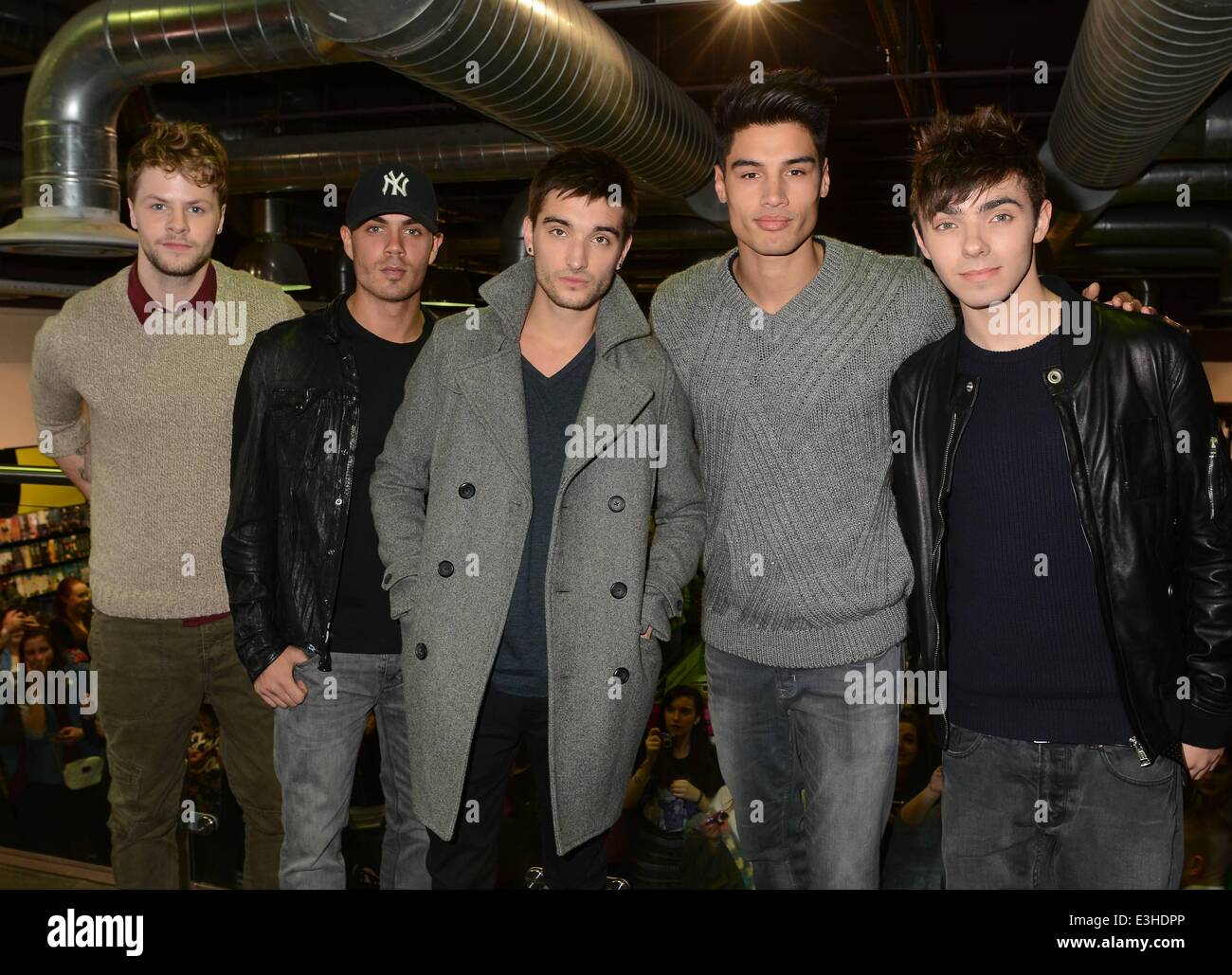 The Wanted sign their new album 'Word of Mouth' at HMV Dundrum ...