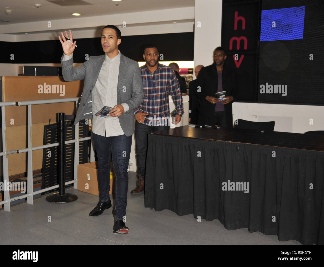 JLS sign copies of their new and last album 'Goodbye: Greatest Hits' at ...