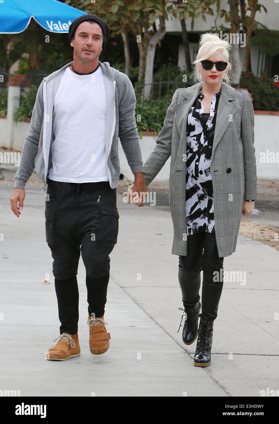 Gwen Stefani and Gavin Rossdale go to Breakfast in Sherman Oaks Ca ...