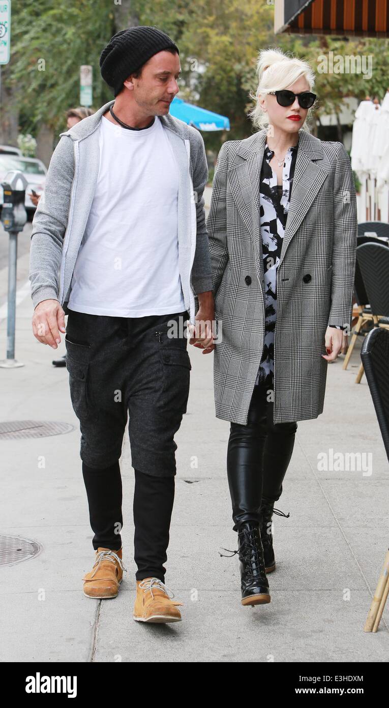 Gwen Stefani and Gavin Rossdale go to Breakfast in Sherman Oaks Ca ...