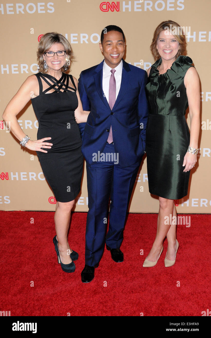 Ashleigh banfield don lemon christine romans cnn heroes hi-res stock ...