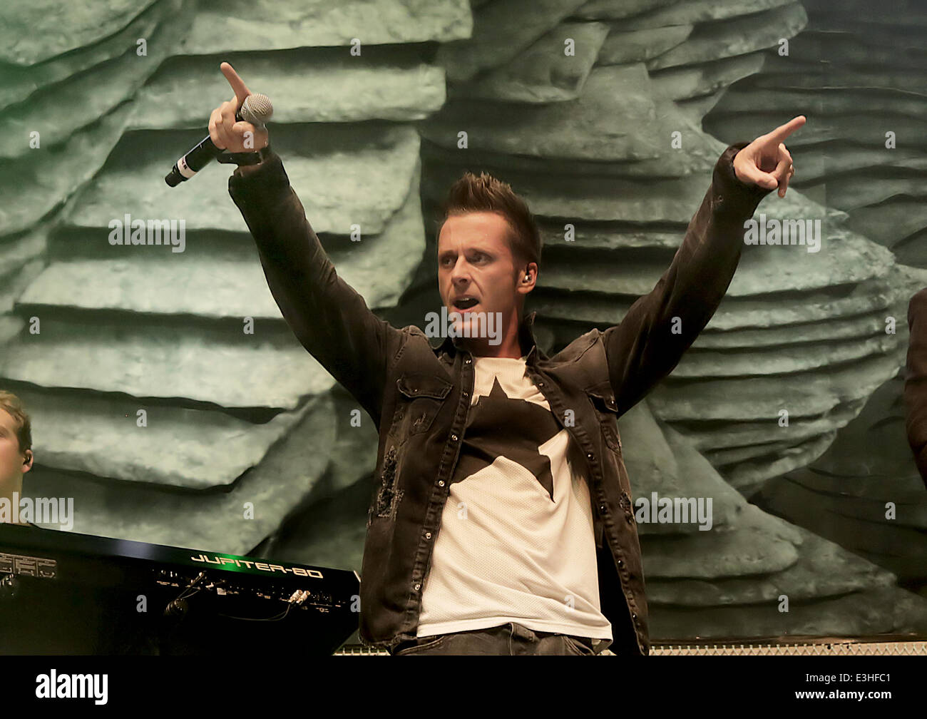 5ive performing in concert at Liverpool Echo Arena Featuring: Ritchie ...