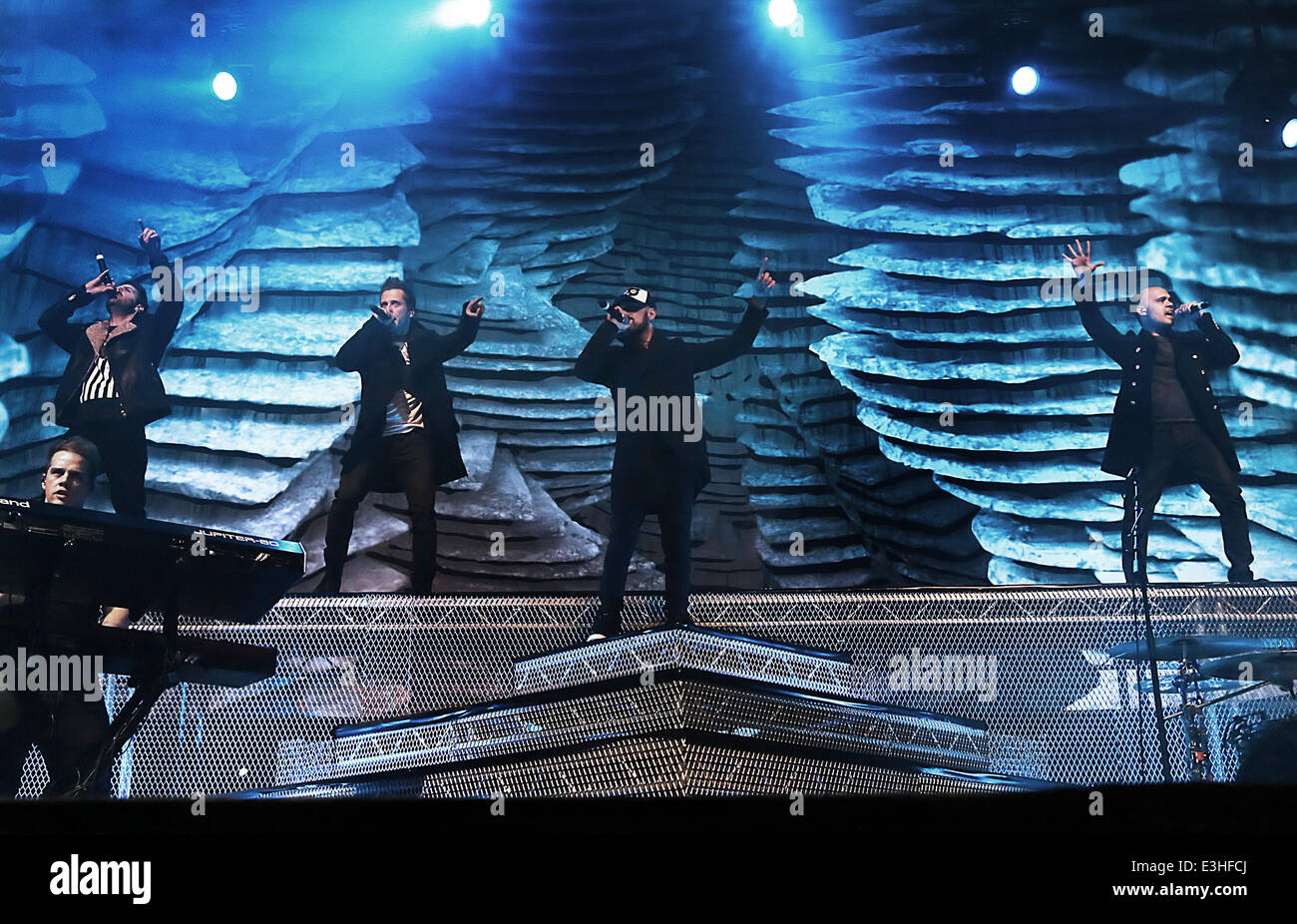 5ive performing in concert at Liverpool Echo Arena Featuring: 5ive ...