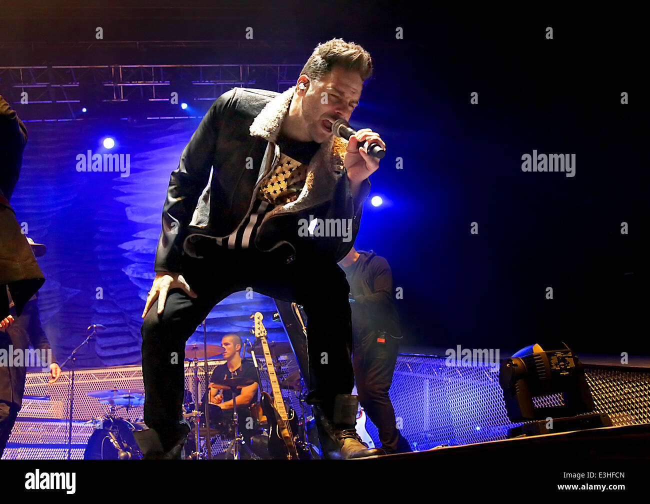 5ive performing in concert at Liverpool Echo Arena Featuring: Scott ...
