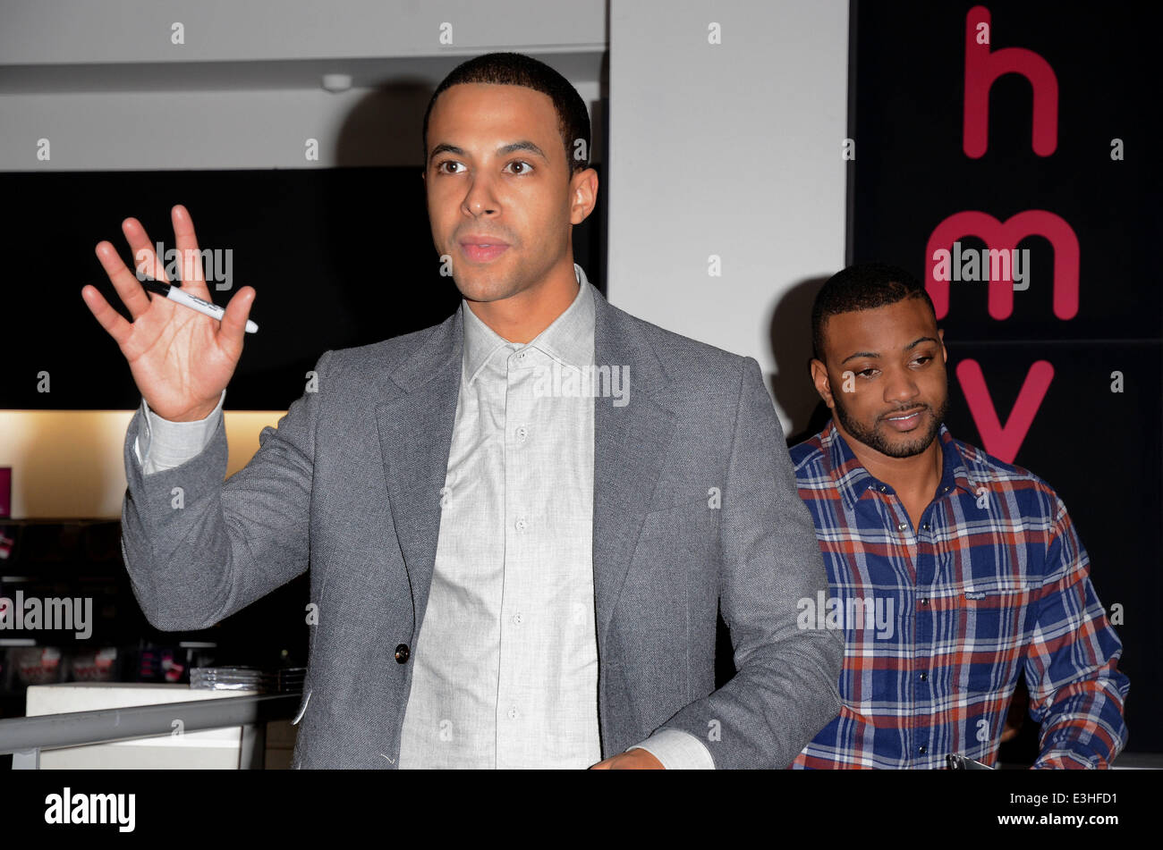 JLS Signing their new album " Goodbye: Greatest Hits" at HMV Oxford ...