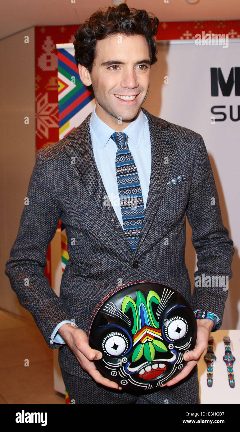 Mika presents 'Mika 4 Swatch' in Paris Featuring: Mika Where: Paris ...