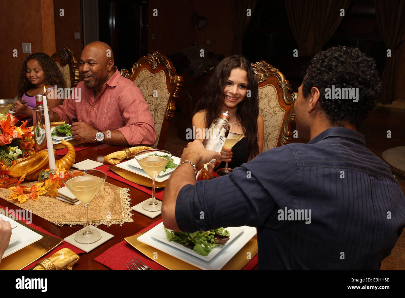 Corbin Bleu Enjoying Thanksgiving Holiday and sipping Ciroc Cocktails ...