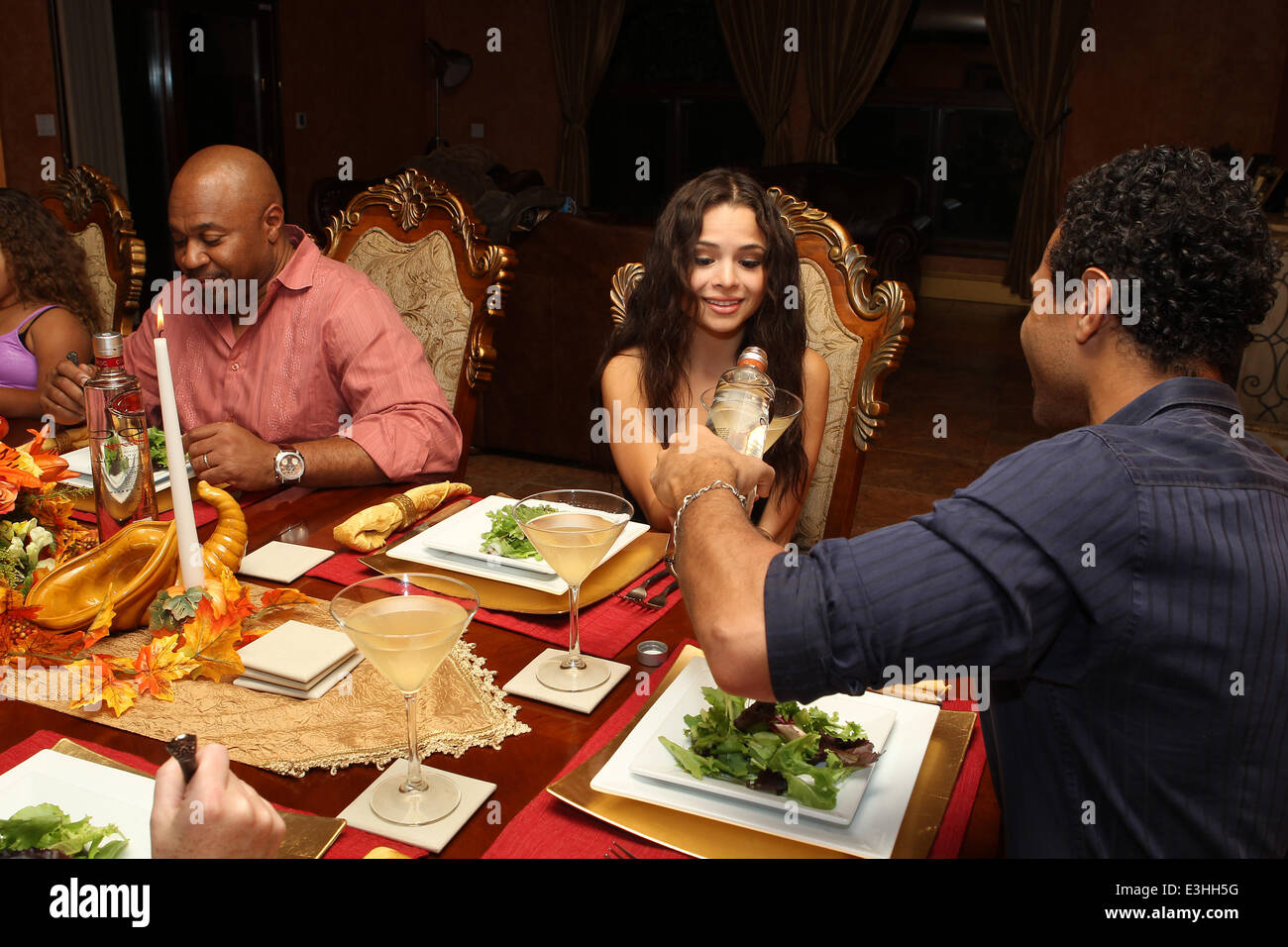 Corbin Bleu Enjoying Thanksgiving Holiday and sipping Ciroc Cocktails ...