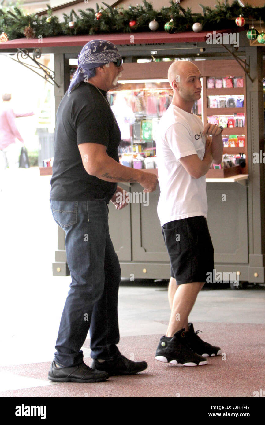 Hulk Hogan goes to the movies at The Grove cinema with son and daughter ...