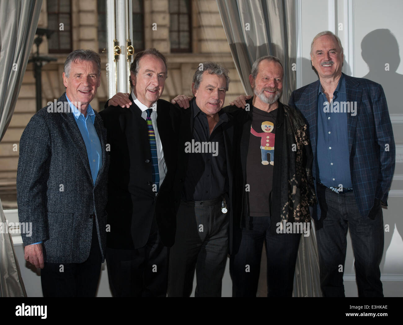 Monty Python reunion photocall held at the Corinthia Hotel. Featuring ...