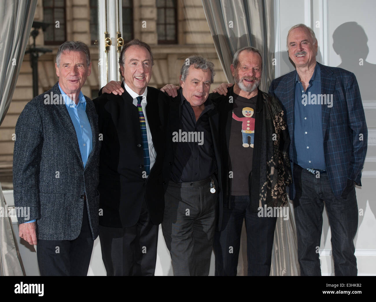 Monty Python reunion photocall held at the Corinthia Hotel. Featuring ...