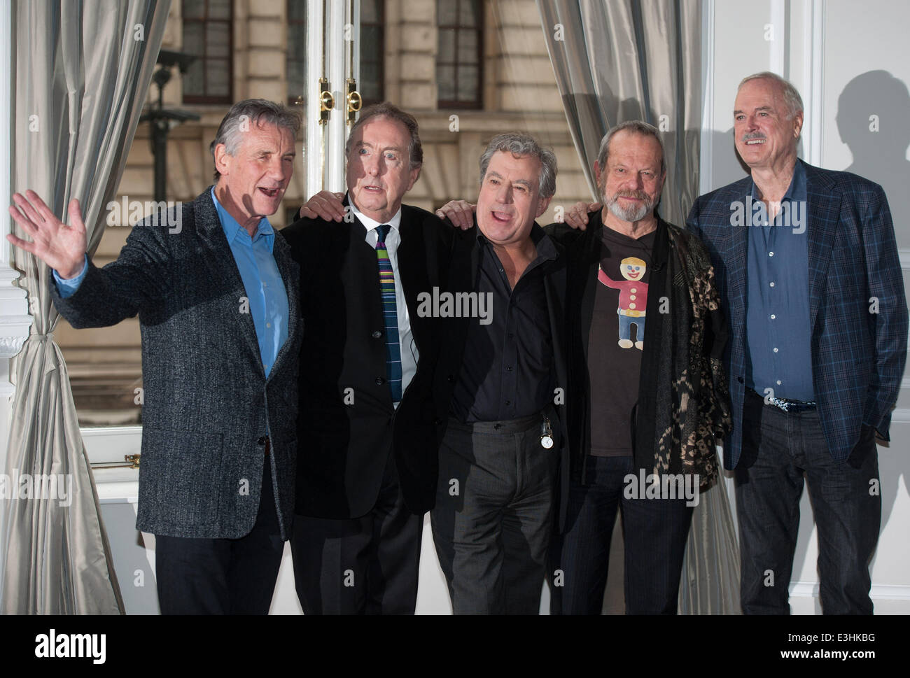 Monty Python reunion photocall held at the Corinthia Hotel. Featuring ...