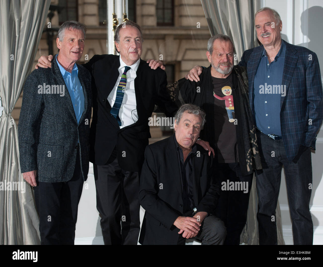 Monty Python reunion photocall held at the Corinthia Hotel. Featuring ...
