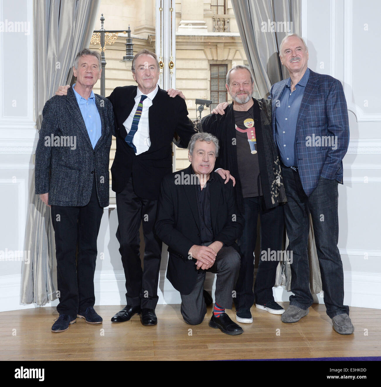 Monty Python reunion photocall held at the Corinthia Hotel Where ...