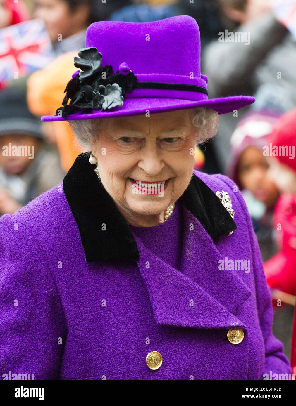 Queen Elizabeth II and Prince Philip, Duke of Edinburgh visit Southwark ...
